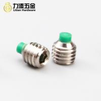 China DIN915 M4 Stainless Steel Screws With Nylon Tip Grade 10.9 Spheroidizing for sale
