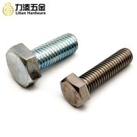 China Din933 Din931 Hex Head Self Tapping Screws 304 Stainless Steel A4-80 for sale