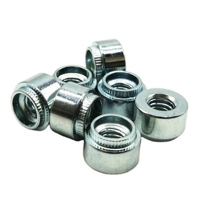 China Round Metal Self Locking Nut Self Clinching PEM M12 Zinc Plated SGS Approved for sale