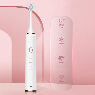 China Professional electric sonic whitening toothbrush for sensitive with USB charging and IPX7 waterproof for sale
