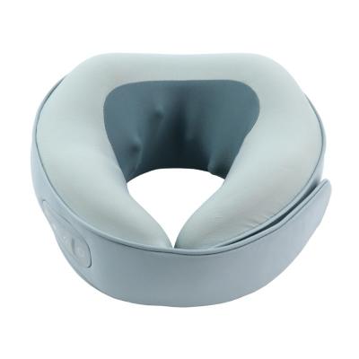 China 360° rotating massage pillow heating vibration 1500mAh long battery life for sale