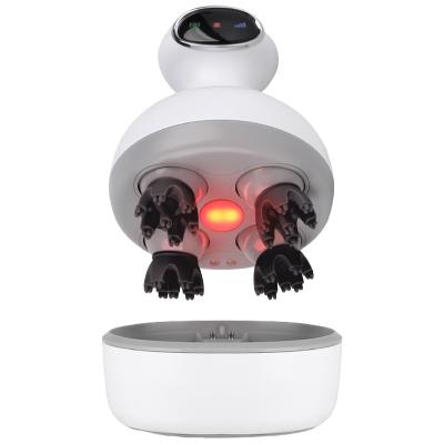 China Multifunctional waterproof head massager kneading scalp to promote blood circulation with LED display for sale