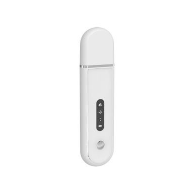 China Rechargeable High Frequency Ultrasonic Vibration Skin Scrubber for Lifting Firming and Anti-aging for sale