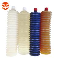 China Industrial Machinery Parts Clear Blue Spring Tube Grease Dustproof Advantage Solution for sale