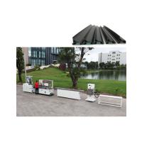 China TPV PP Wiper Plastic Profile Extrusion Machine Make Windshield Flat Blade for sale