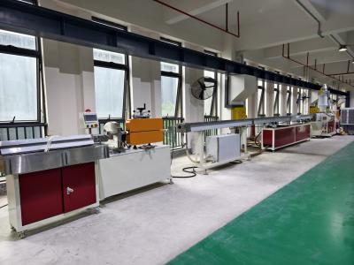 China PU Light Guide Strips Ropes Sticks Bar Tubes Extrusion Production Line for sale