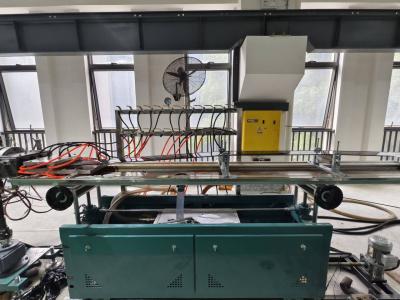 China Flame Retardant PC GF Energy Storage Module Edge Strip Extruder,Glass Fiber Reinforced PA66 Lithium Battery Pack Profile Extrusion Line for sale