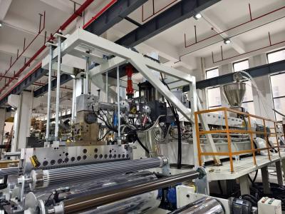 China Shoe Toe Cap Composite Sheet Extruder With Nonwoven Lamination for sale