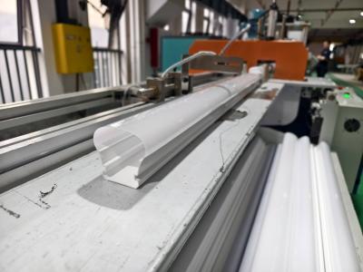 China PC PMMA Lampshade Extrusion Production Line, PC LED Tube Light Extrusion Machine for sale