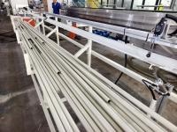 China Broom Handle Metal Pipe PVC PP PE TPU Plastic Coating Extrusion Production Line for sale
