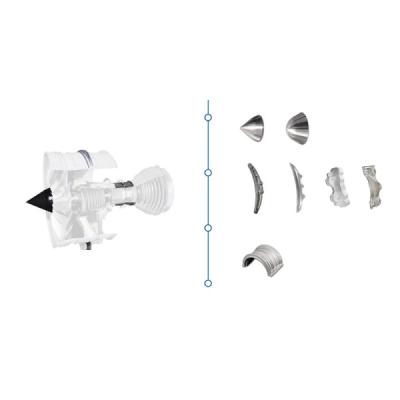 China Customizable Commercial Aircraft Engine Blades AS9100 Compliant for sale