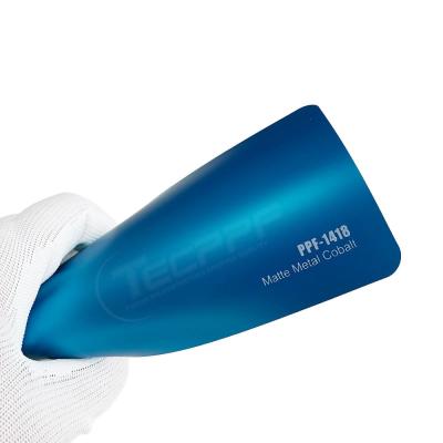 China PPF-1418 Matte Metal Cobalt Lavender Colour Change Paint Protection Film 8mil for sale