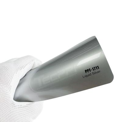 China Automotive PPF-1711 Liquid Silver Colour Change Paint Protection Film 8mil for sale