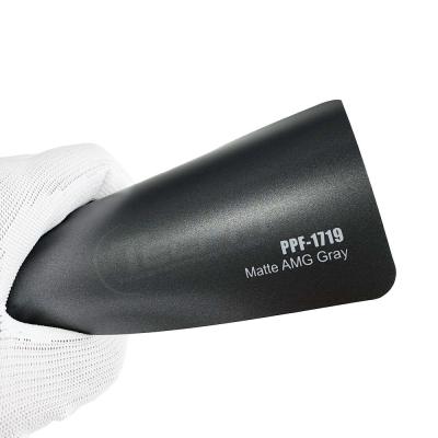 China 1.52x16m / 60inchx53ft PPF-1719 Matte AMG Gray Colour Change Paint Protection Film 8mil Thickness Colour for sale
