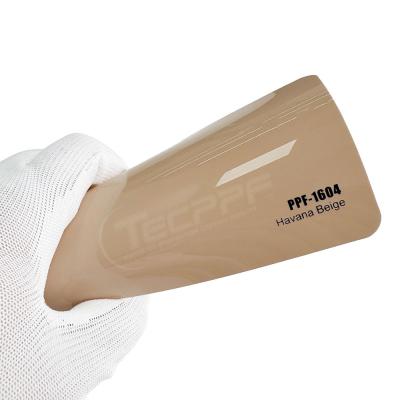 China Havana Beige Colour Change Paint Protection Film 1.52x16m / 60inchx53ft 8mil Thickness for sale