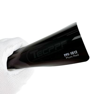 China Plum Red 8mil Colour Change Paint Protection Film Lubrizol TPU and Ashland Glue for sale