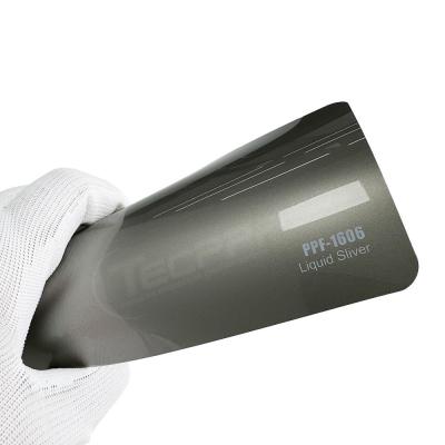 China Polymeric Hydrophobic Layer Liquid Silver Colour 8mil Colour Change Paint Protection Film for sale