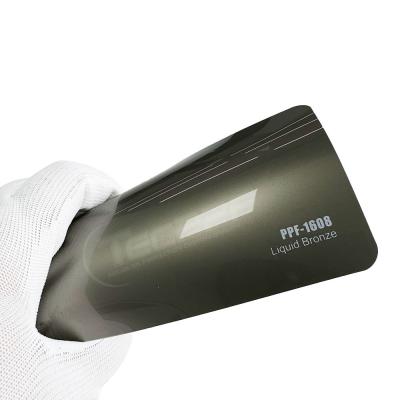 China 8mil Liquid Bronze Colour Change Paint Protection Film with Heat Healing and Polymeric Hydrophobic Layer for sale