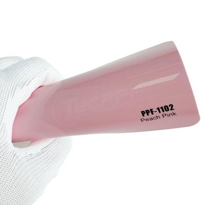 China 8mil Colour Change Paint Protection Film Peach Pink Colour Heat Healing 1.52x16m for sale