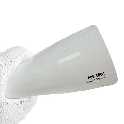 China Gloss White Colour TPU Lubrizol 8mil Colour Change Paint Protection Film for sale
