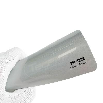 China Laser White Colour 8mil Colour Change Paint Protection Film Ppf For Car for sale