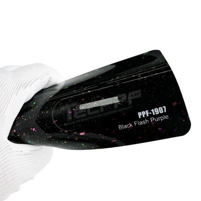 China Black Flash Purple Ppf Film With Heat Healing for sale
