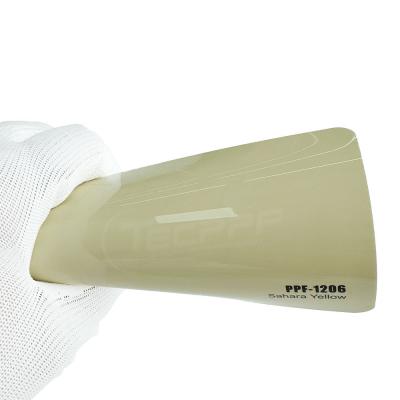 China Sahara Yellow Tpu Car Paint Protection Film 8 Mil 60 Inch X 53 Ft For Long Lasting Protection for sale