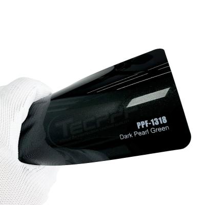 China PPF-1318 Dark Pearl Green Colour, 8mil Colour Change Paint Protection Film for sale