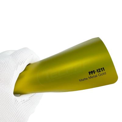 China Matte Metal Gold Vehicle Paint Protection Film Polymeric Hydrophobic Layer for sale
