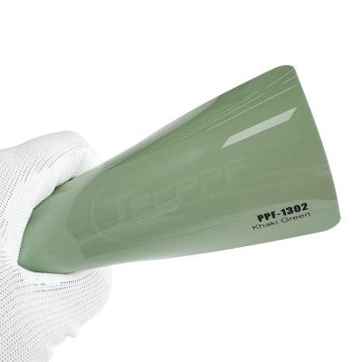 China Khaki Green Colour Car Paint Protection Film 8mil Colour Change for sale
