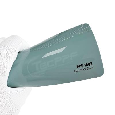 China PPF-1402 Morandi Blue Color Paint Protection Film Professional Grade for sale