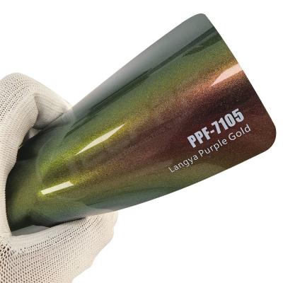 China PPF-7105 Langya Purple Gold Color Paint Protection Film For Car Scratch for sale
