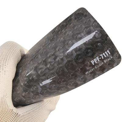 China PPF-7111 Water Cube Black Color Paint Protection Film For Car Scratch for sale