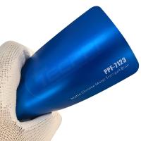 China PPF-7123 Matte Chrome Metal Tranquil Blue Color Paint Protection Film For Car Scratch for sale