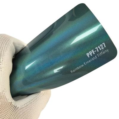 China PPF-7127 Rainbow Emerald Blue Color Paint Protection Film For Car Scratch for sale