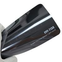 China PPF-7138 Super Chrome Metal Light Gold Color Paint Protection Film For Car Scratch for sale