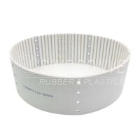 China Auto Double Sided White PU Timing Belt T5 T10 HTD 5M 8M 14M for sale