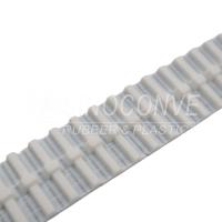 China Auto Double Sided White PU Timing Belt T5 T10 HTD 5M 8M 14M for sale