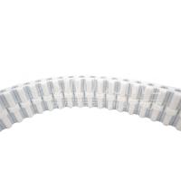 China Seamless Steel Cord White PU Timing Belt HTD 3M 5M 8M 14M 20M Open End for sale