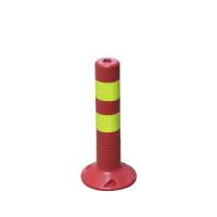 China Flexible Traffic Bollard Post PU PVC Road Warning Delineator 450mm-1200mm Height for sale