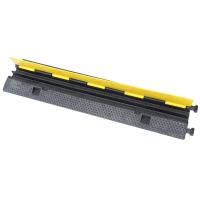 China Heavy Duty Rubber Cable Protector Speed Hump 30T Load Bearing 900mm Length for sale