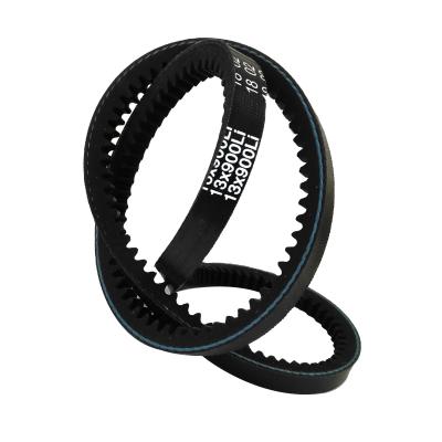China CR Cogged Raw Edge Fan V Belt for Power Transmission 10mm to 25.4mm Width for sale