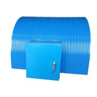 China Galvanized Steel Belt Conveyor Rain Hood Cover 510mm-1570mm Height for Mining Protection for sale