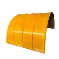 China Galvanized Steel Belt Conveyor Rain Hood Cover 510mm-1570mm Height for Mining Protection for sale