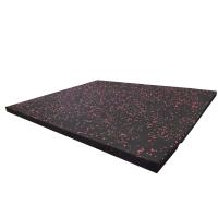 China Durable Black Color EPDM Gym Rubber Flooring for sale