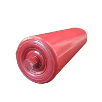 China Industrial Steel Rubber Conveyor Roller 76-219mm Diameter ISO DIN Standard for sale