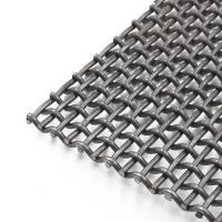 China Galvanized Steel Wire Crusher Gravel Screening Mesh 1.6mm-20mm Twill Weave for sale