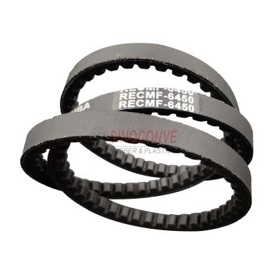 China Raw Edge Cogged Fan V Belt AVX10 to 8VX for Power Transmission Noise Reduction for sale