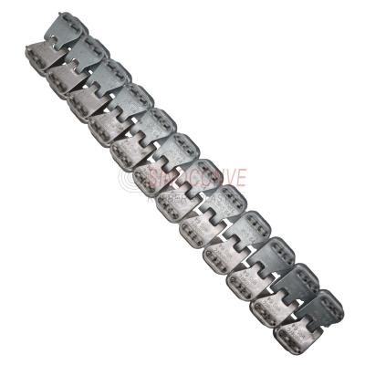 China Stainless Steel PVC Conveyor Belt Fastener 140E Customizable Length for Secure Connection for sale