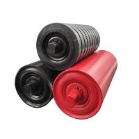 China Industrial Steel Conveyor Roller 89-219mm Diameter Carbon Steel Mining Roller for sale